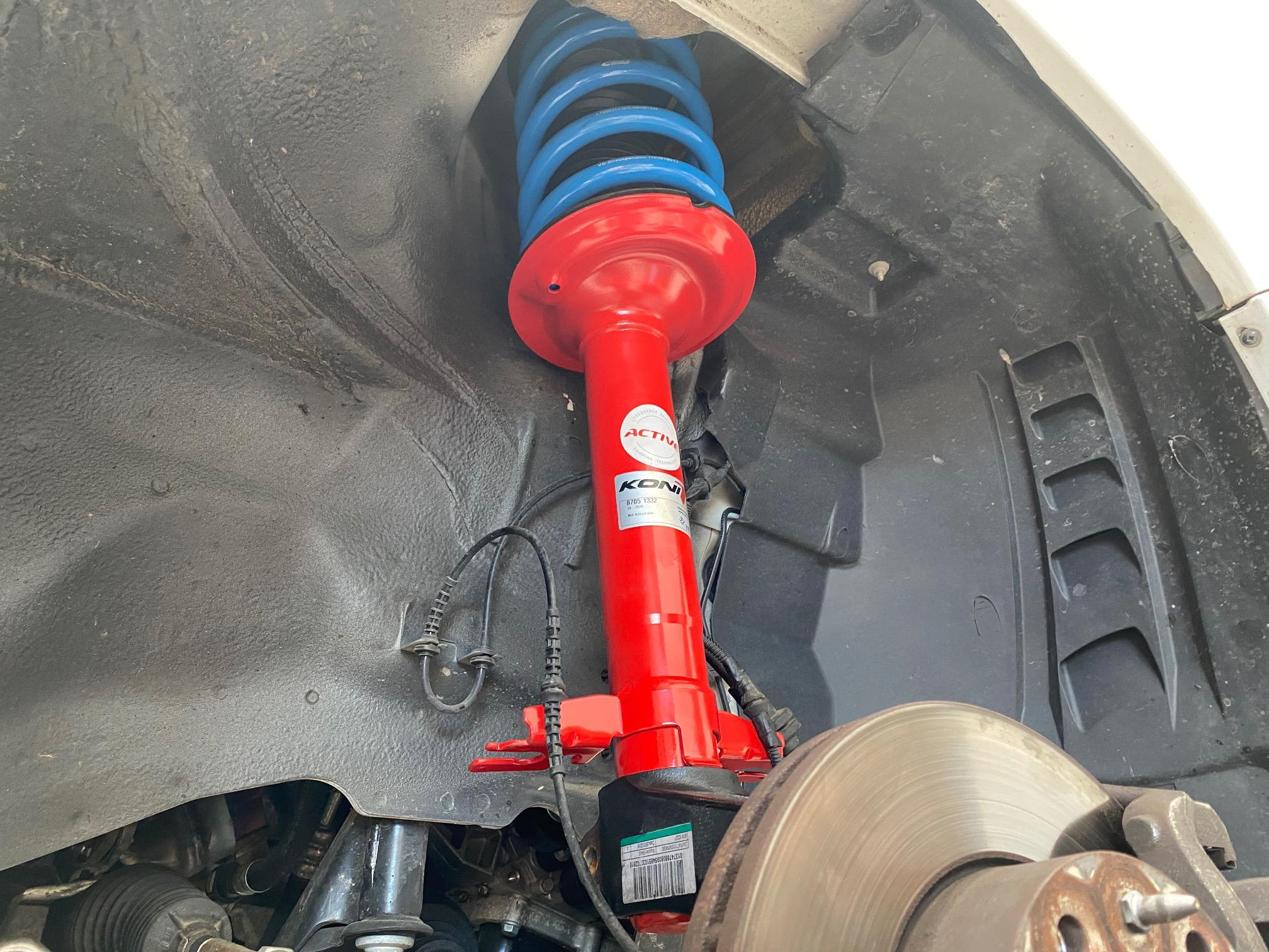 Versterkte vering camper - airsuspension